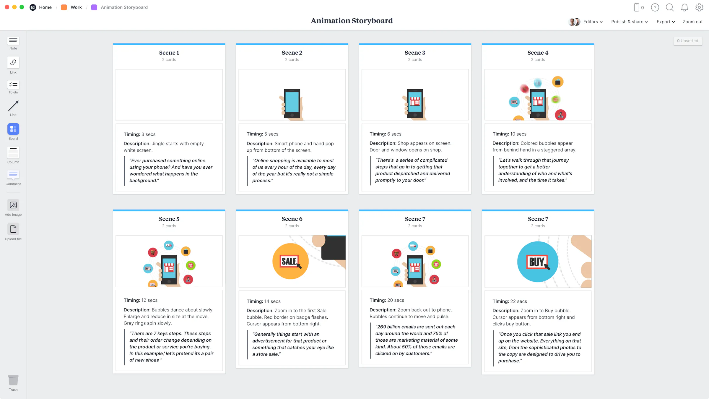 Free Professional Storyboard Templates - Easy to Edit & Share