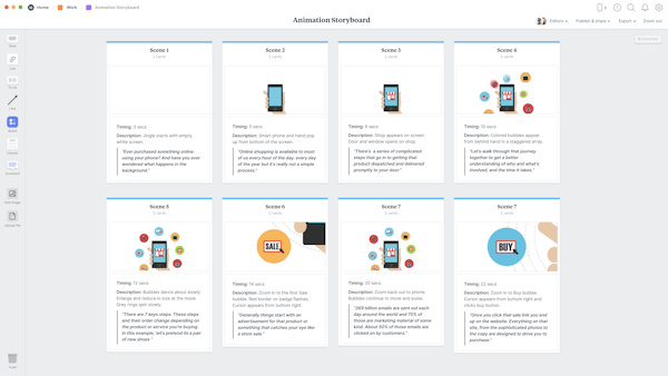 Free Professional Storyboard Templates - Easy to Edit & Share