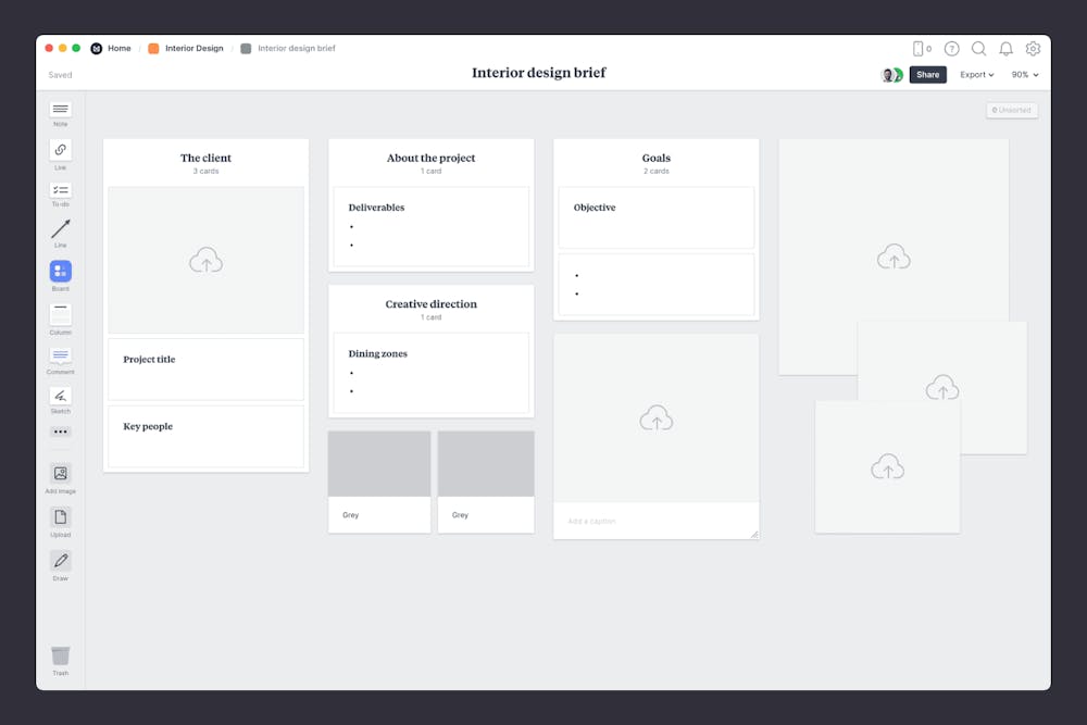 Interior Design Brief Template & Example Project - Milanote