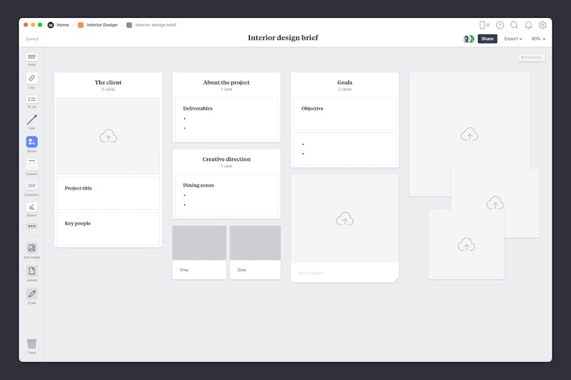 Interior Design Brief Template & Example Project - Milanote