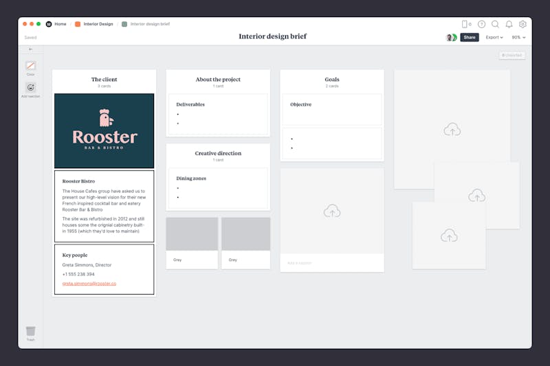 Interior Design Brief Template & Example Project - Milanote
