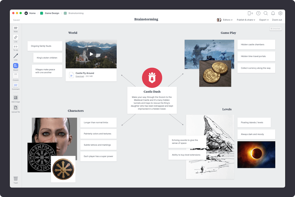 Game Design Document - Template & Example - Milanote