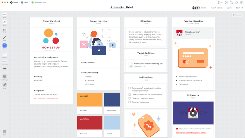 Animation Brief Template & Example - Milanote