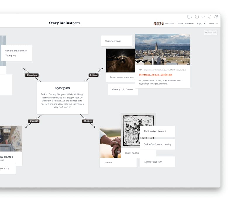 Writing App - Creative Writing Software - Milanote