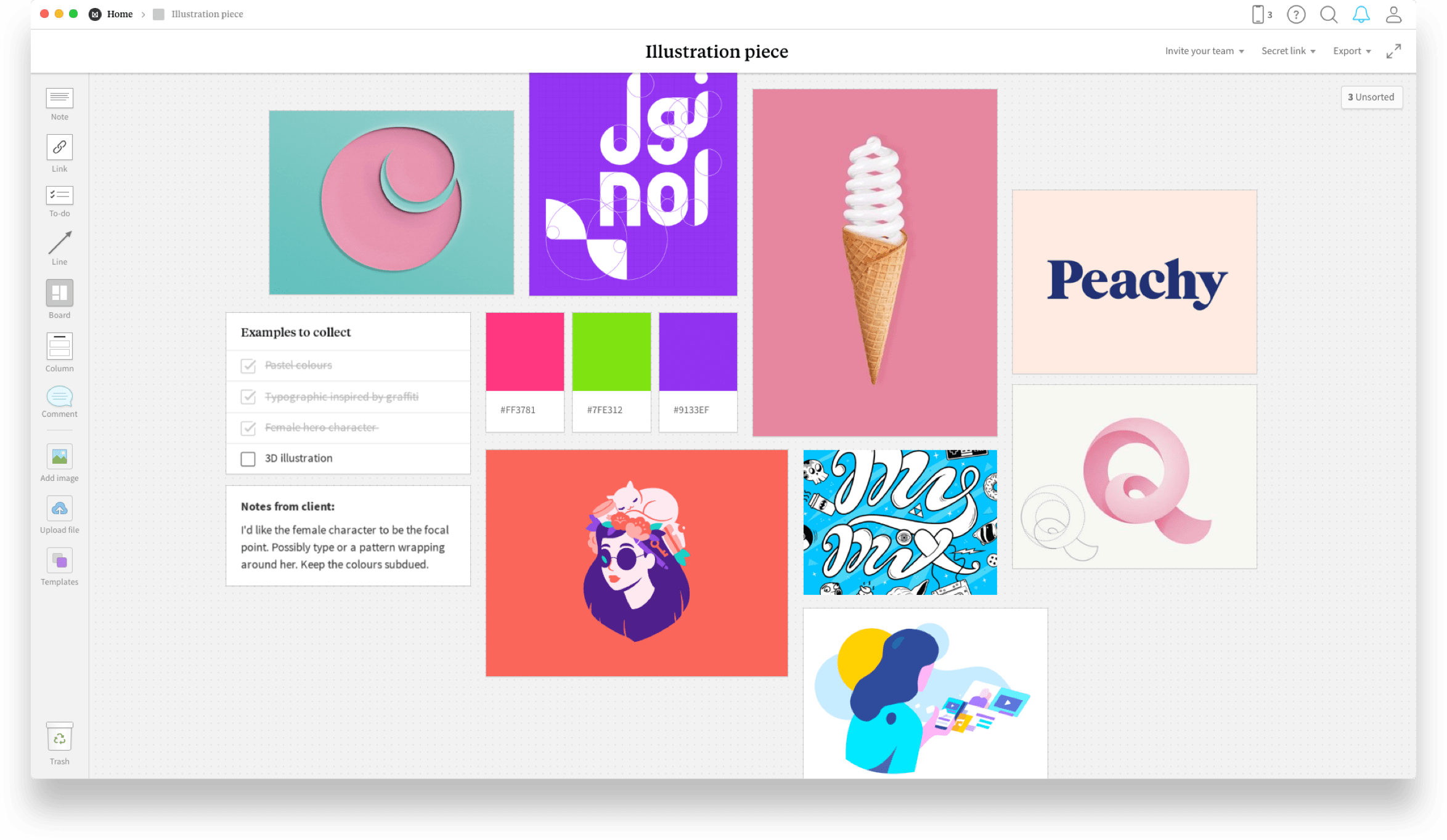 Milanote Moodboard Milanote The Tool For Organizing Creative
