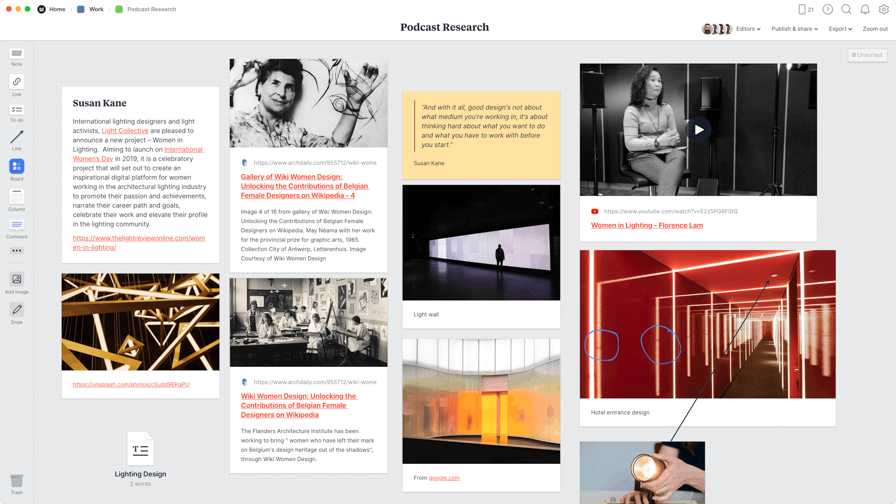 Podcast Storyboard Template & Example - Milanote