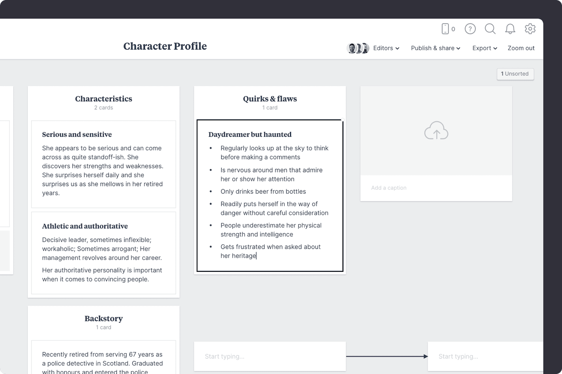 Character Profile - Free Template & Example - Milanote