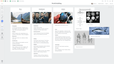 World Building Game Design Template & Example - Milanote