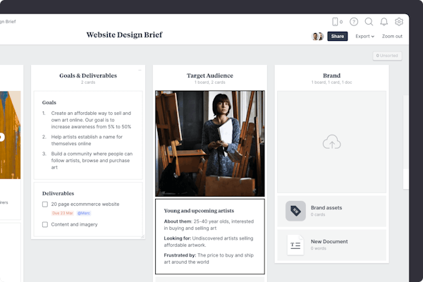 Website Design Brief - Free Template & Example - Milanote