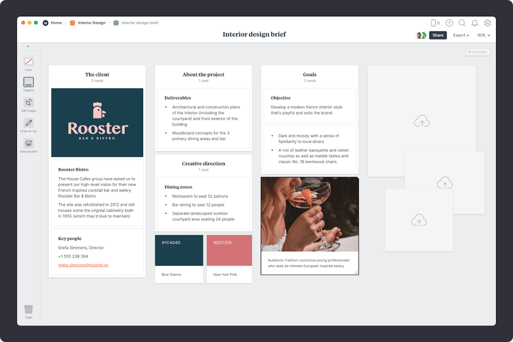 Interior Design Brief Template & Example Project - Milanote