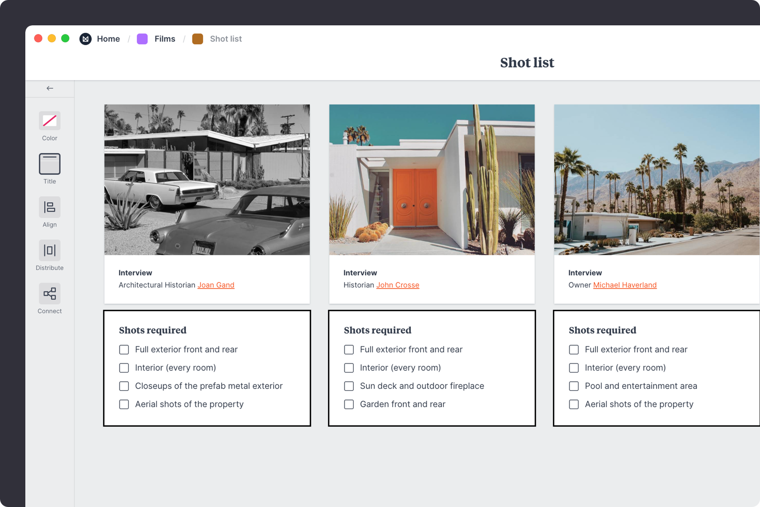 Film Pre Production - Template & Example - Milanote