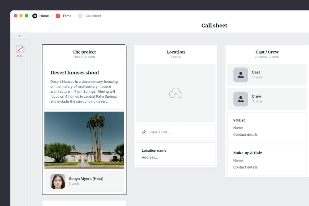 Film Call Sheet Template & Examples - Milanote