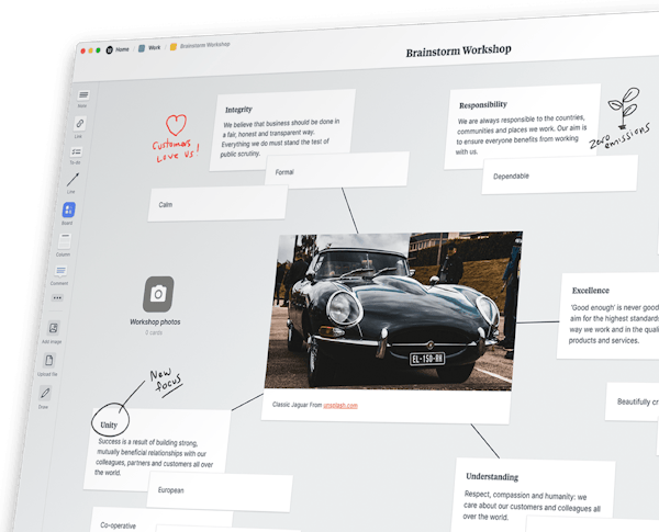 Simple, easy-to-use, online mind mapping tool - Milanote