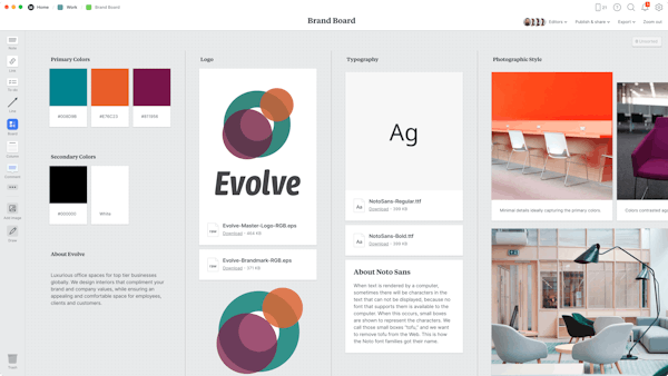 Brand Board Template & Example - Milanote