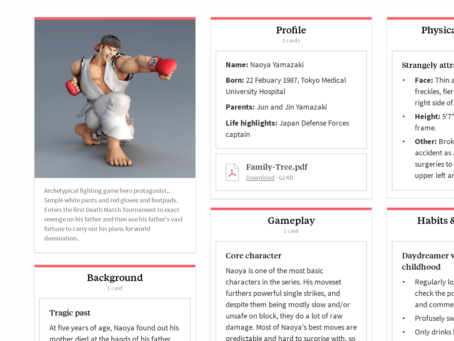 Game design software - Milanote