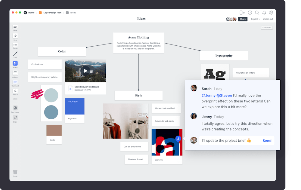 Logo Design Project Plan - Free Template & Example - Milanote