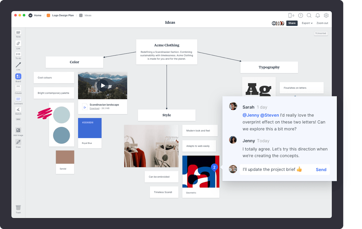 Logo Design Project Plan - Free Template & Example - Milanote