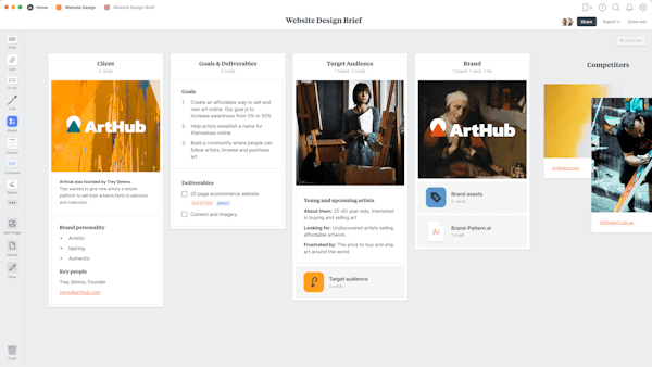Website Design Brief - Free Template & Example - Milanote