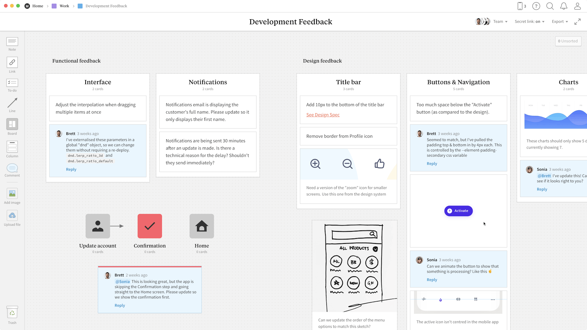 Essential templates for planning software development projects - Milanote