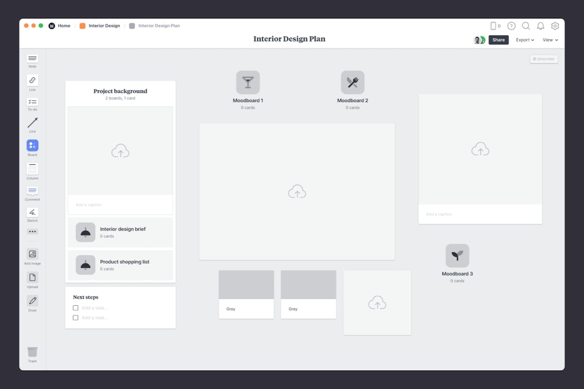 Interior Design Project Plan Template & Example - Milanote