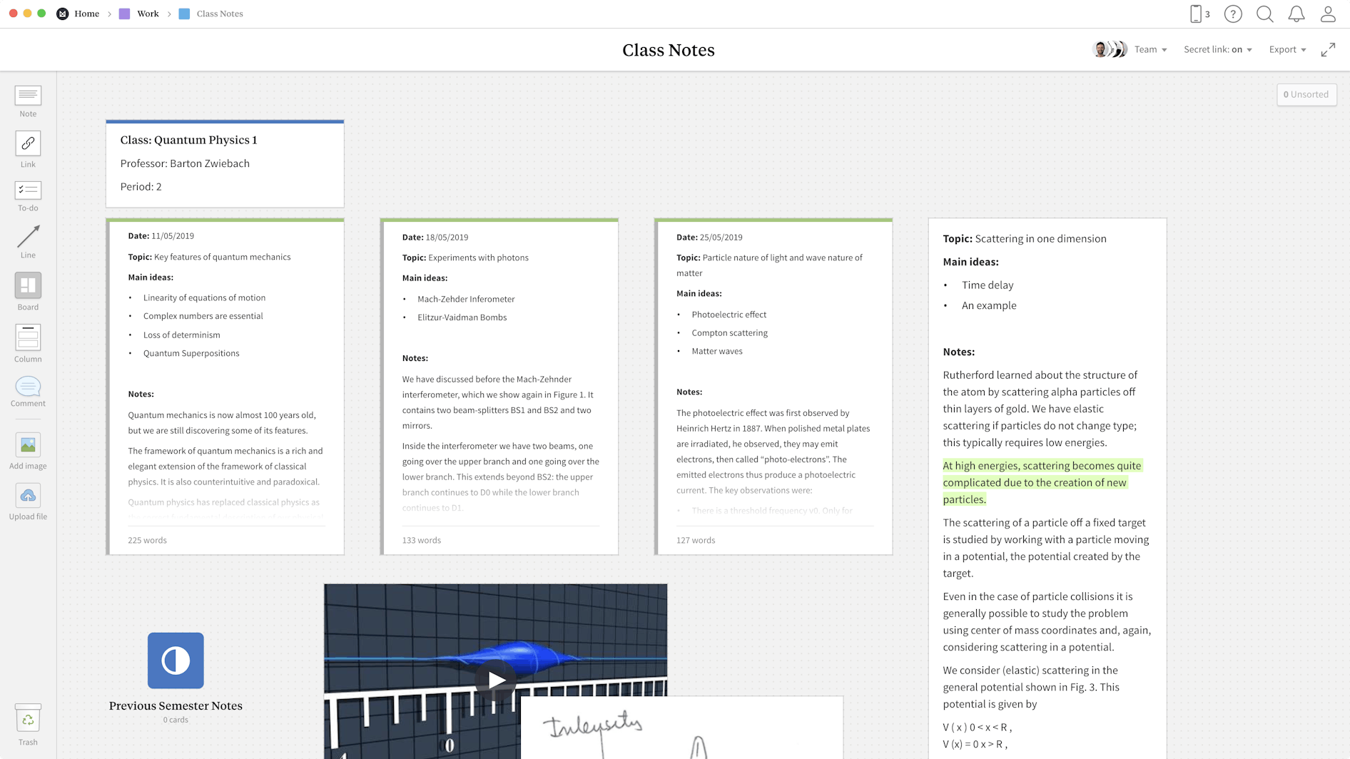Education templates and tools to improve planning and research - Milanote