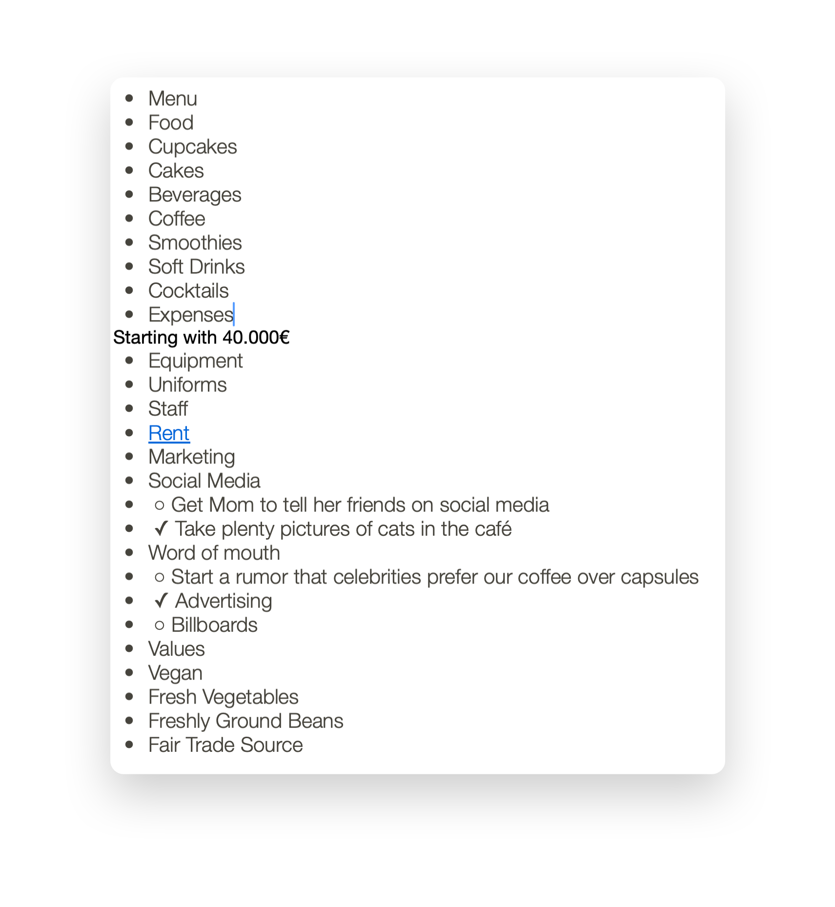 User Guide - MindNode