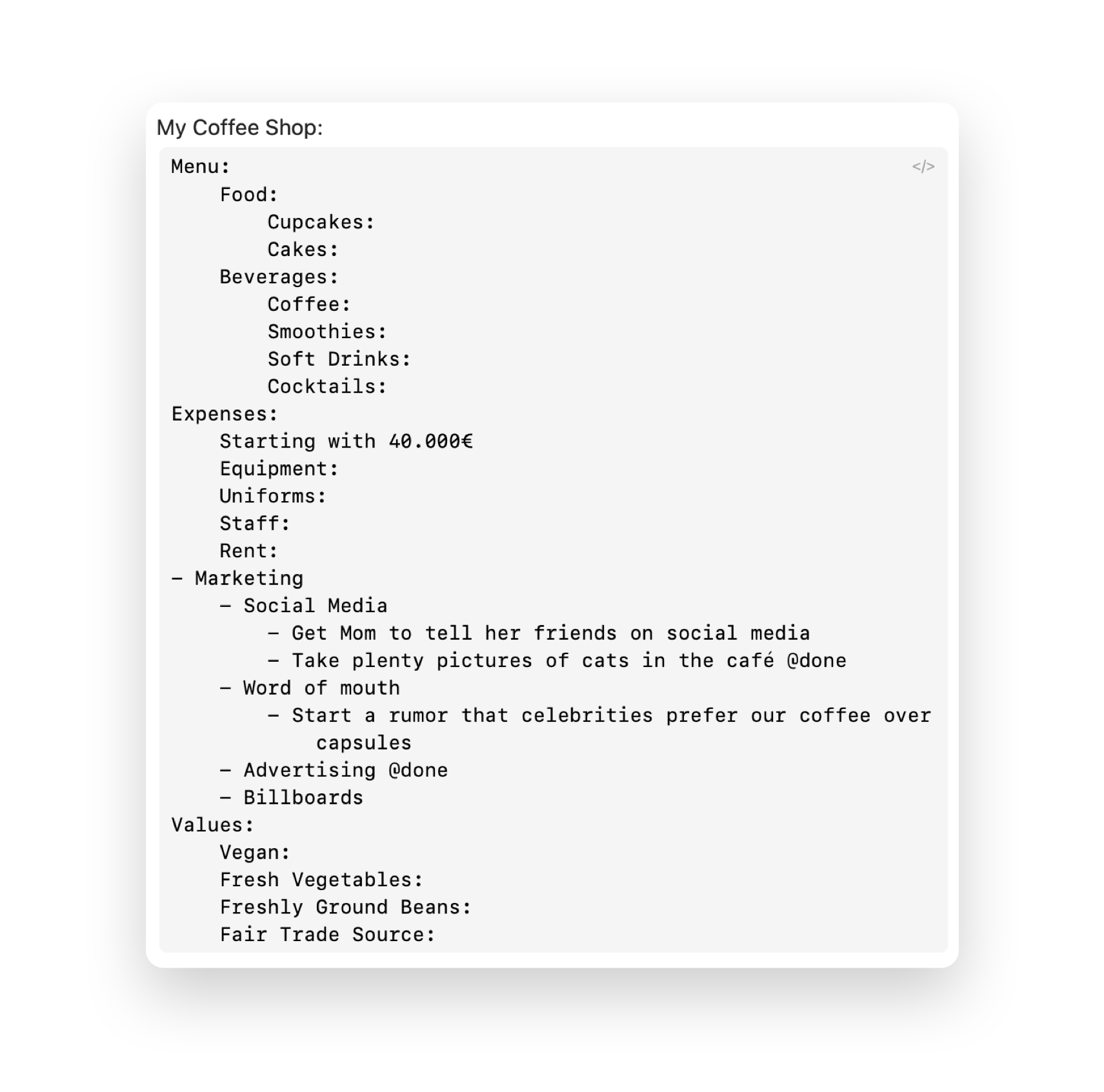 User Guide - MindNode
