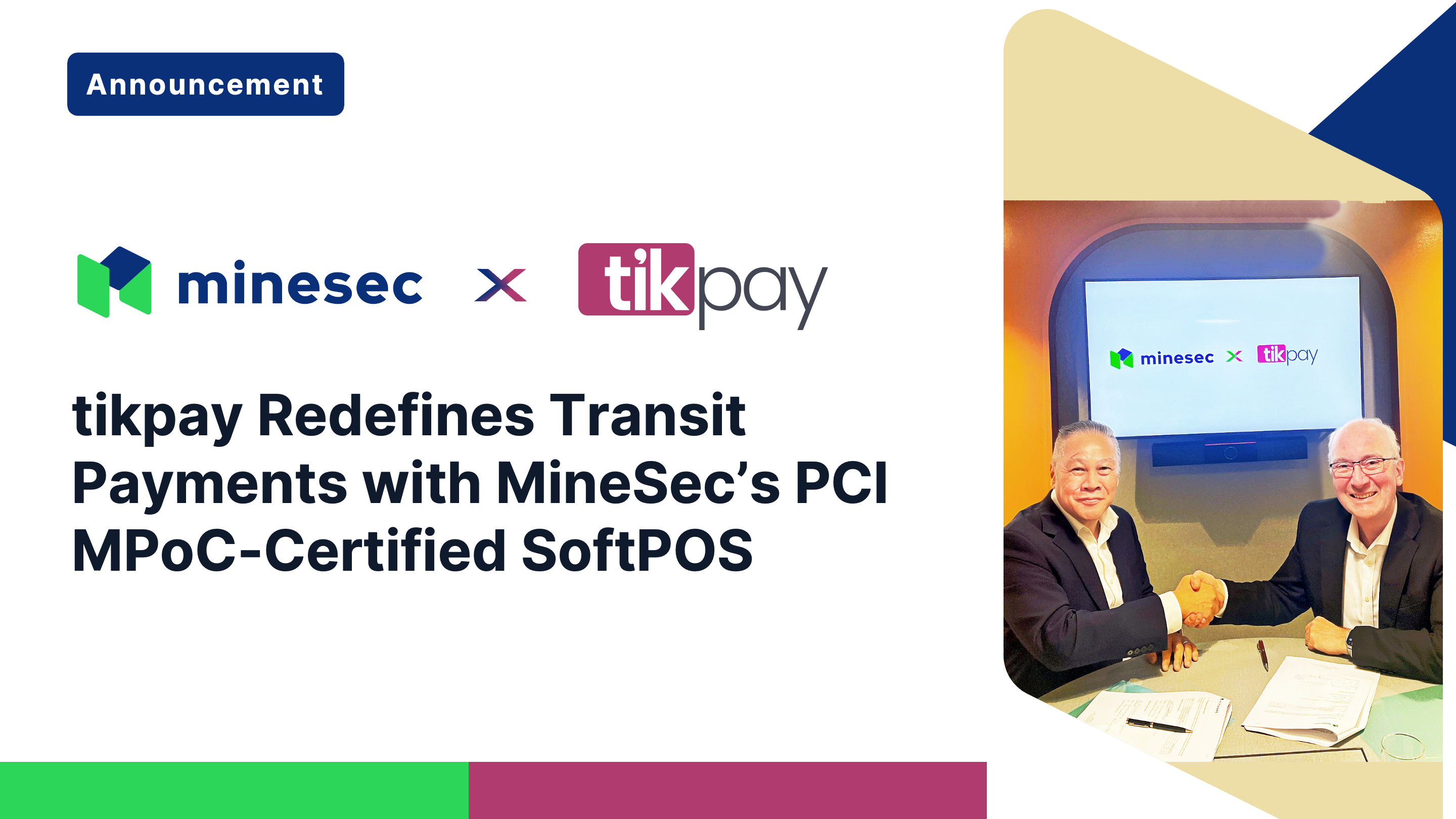 tikpay Redefines Transit Payments with MineSec's PCI MPoC-certified SoftPOS