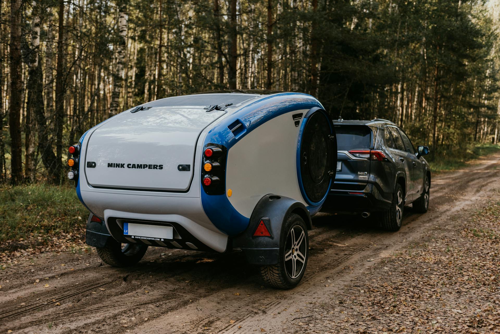 MINK-E - Mink Campers - A lightweight, teardrop shaped Camper