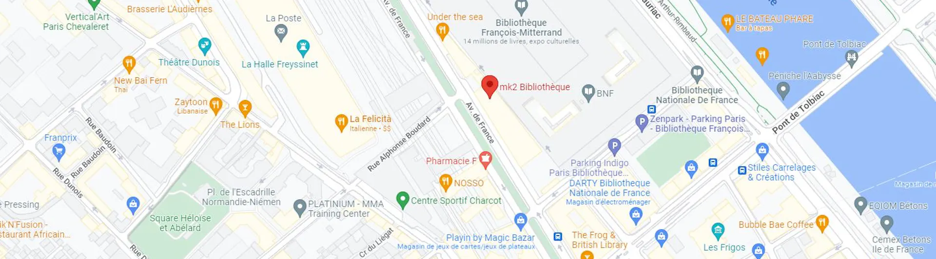 mk2 Bibliothèque / Bibliothèque x Centre Pompidou - Paris 13