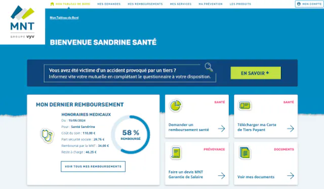 MNT - Découvrir l'espace adhérent MNT