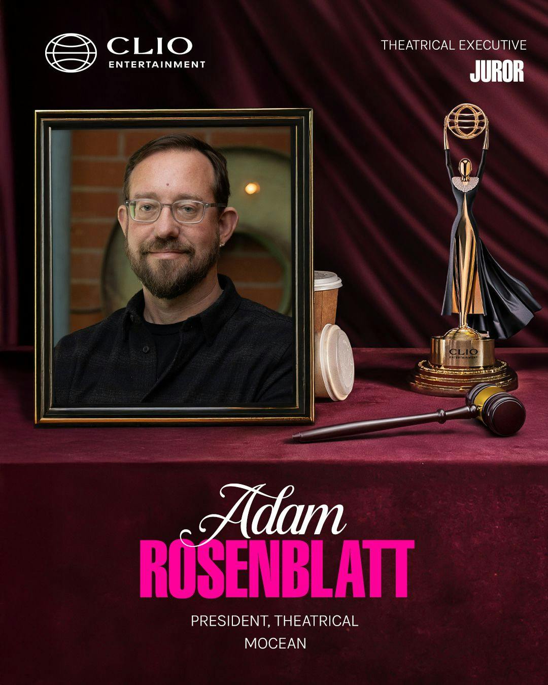 Adam Rosenblatt To Serve On Jury for 2025 Clios | Current | MOCEAN