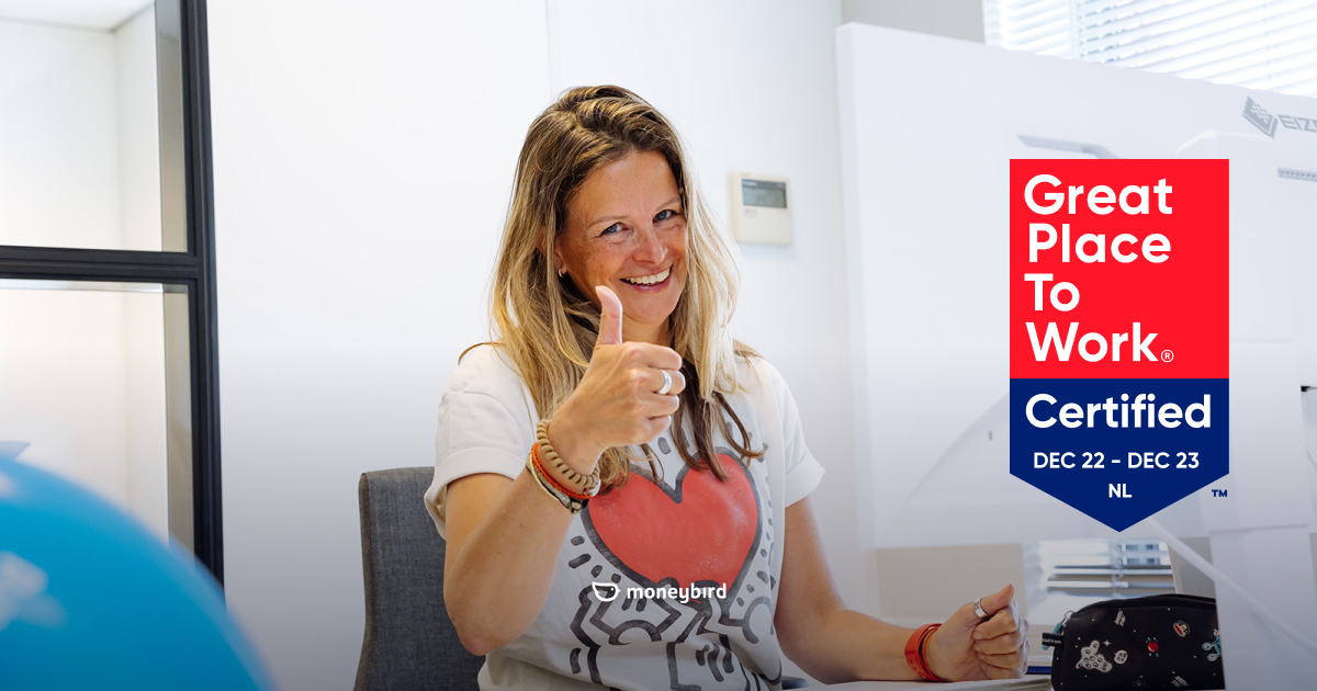 Moneybird opnieuw een Great Place to Work | Moneybird