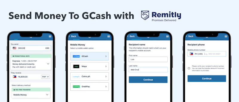 How to Send GCash From the USA to the Philippines