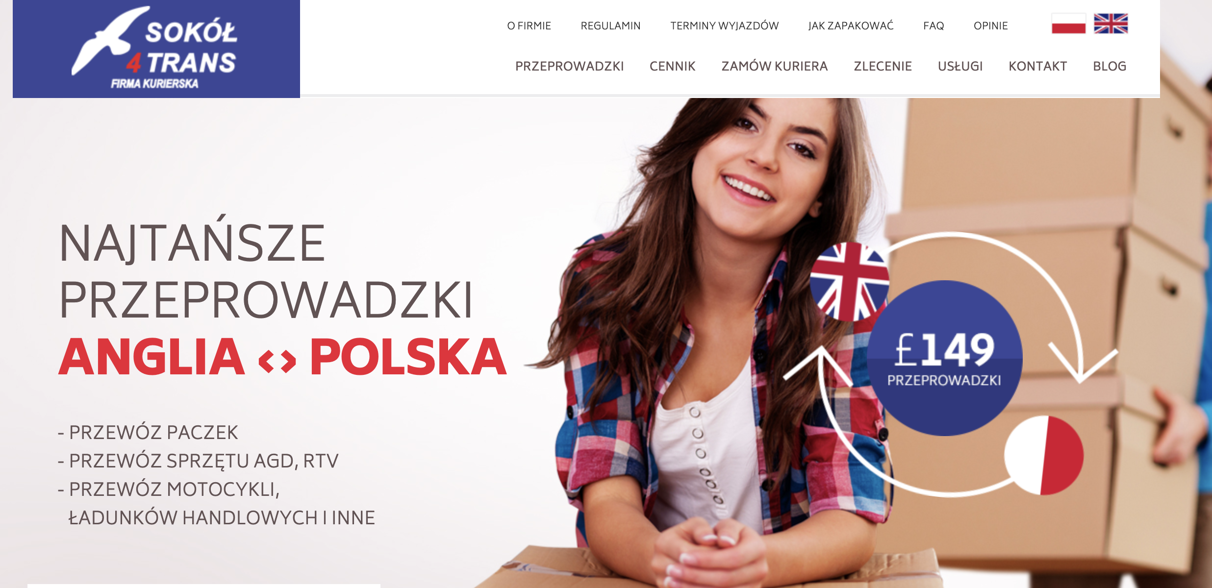 Paczki do Polski: tanie i szybkie paczki z Anglii do Polski