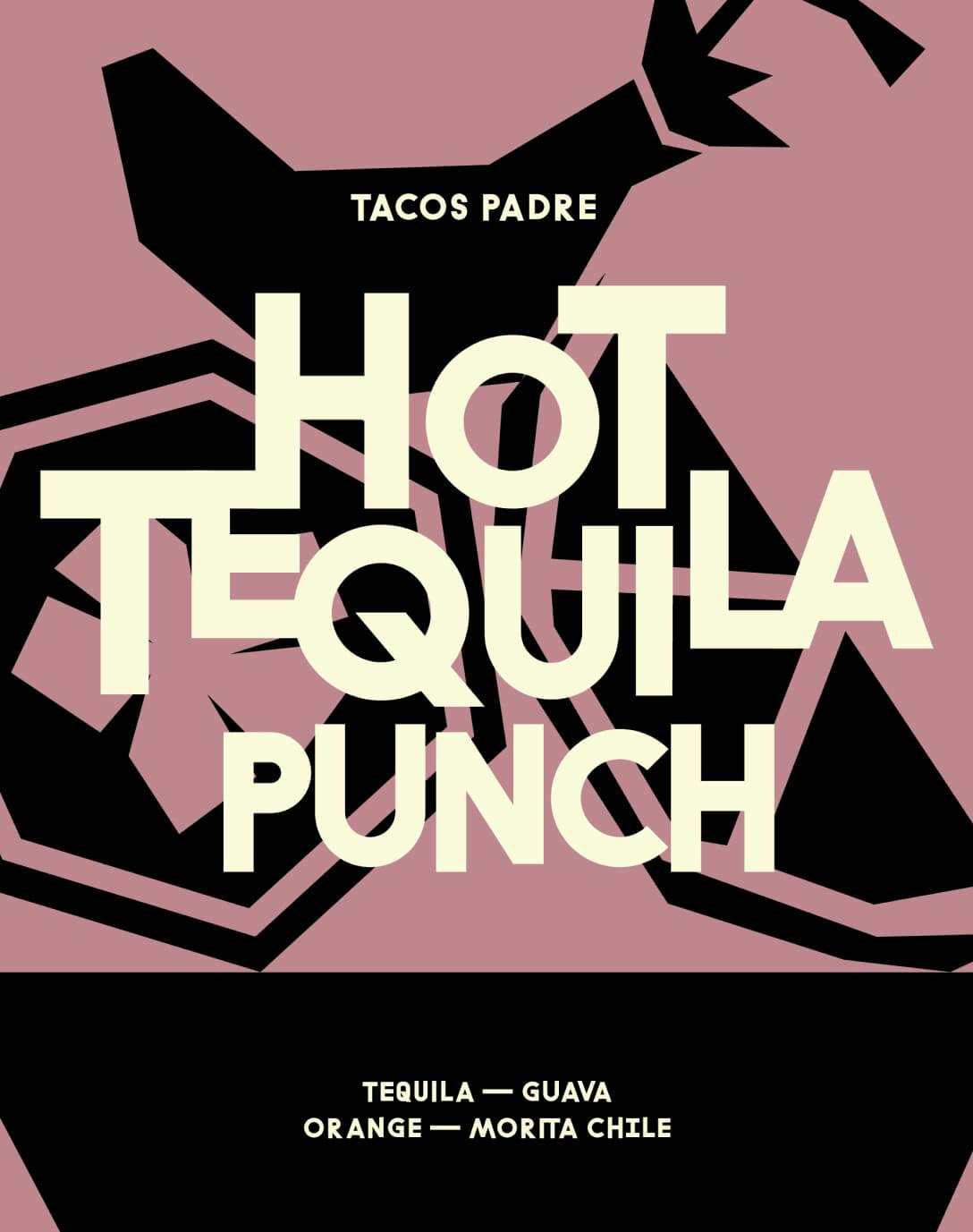 Tacos Padre cocktail label design | Packaging | Work | monopo london