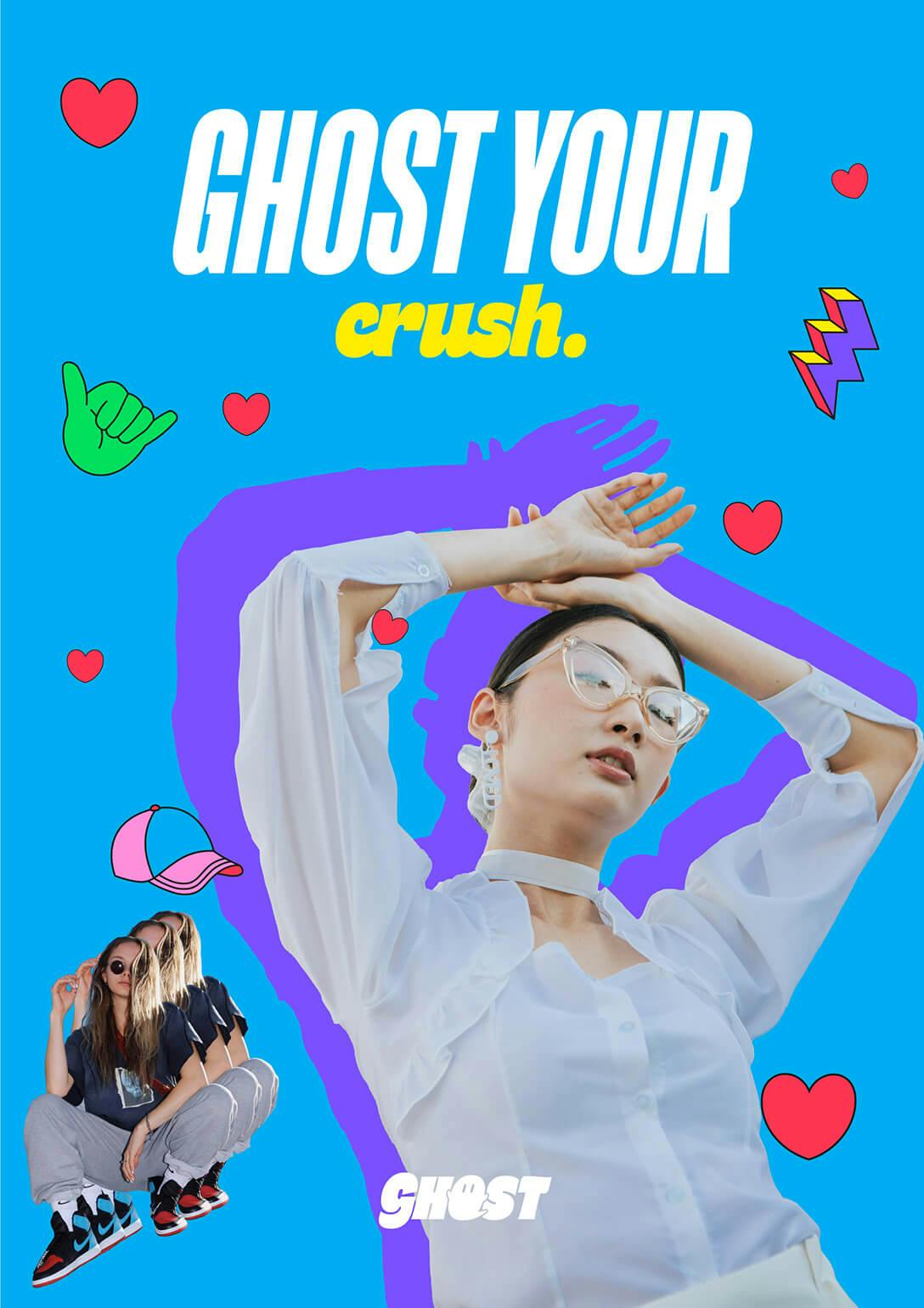 Ghost Messaging App ‣ Brand Universe | Website and Branding