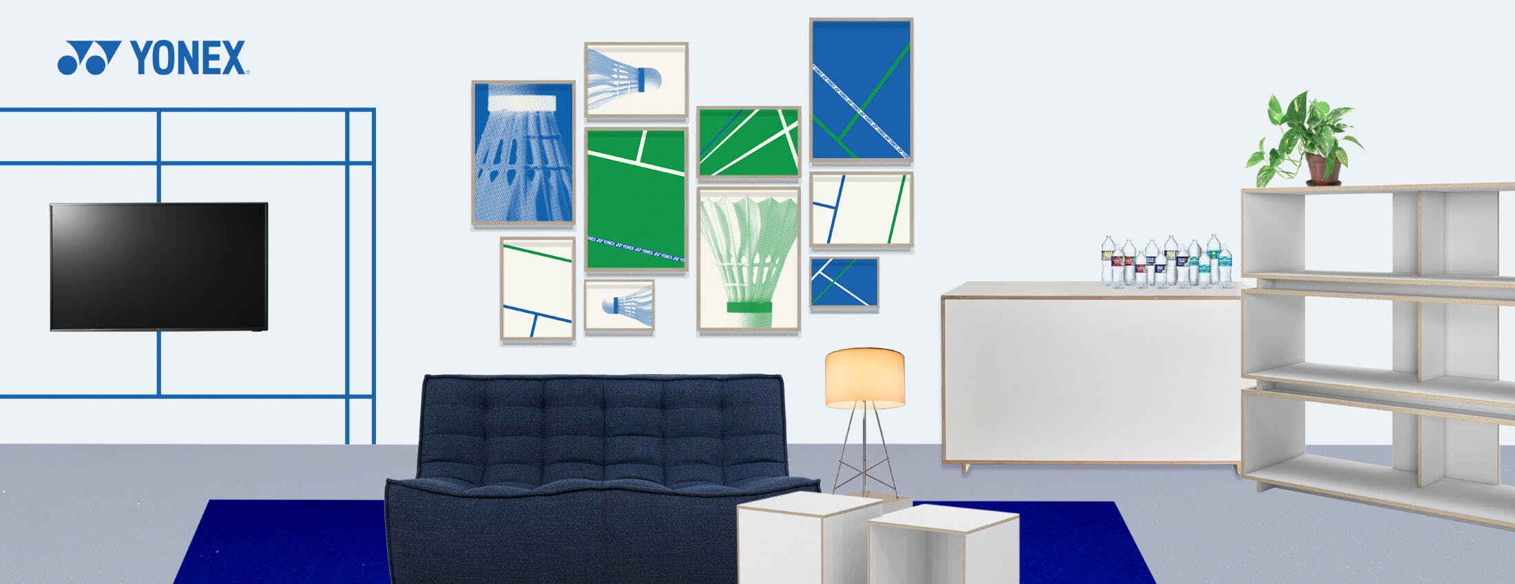 YONEX ATHLETE LOUNGE ‣ SPATIAL DESIGN | Work | monopo london