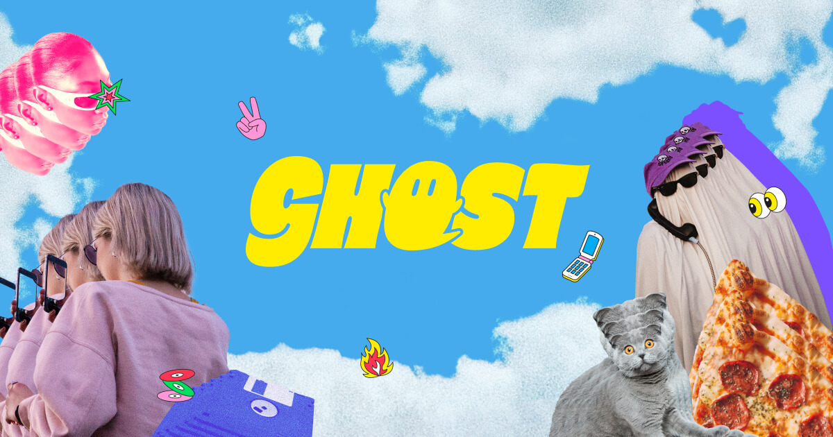 Ghost Messaging App ‣ Brand Universe | Website and Branding