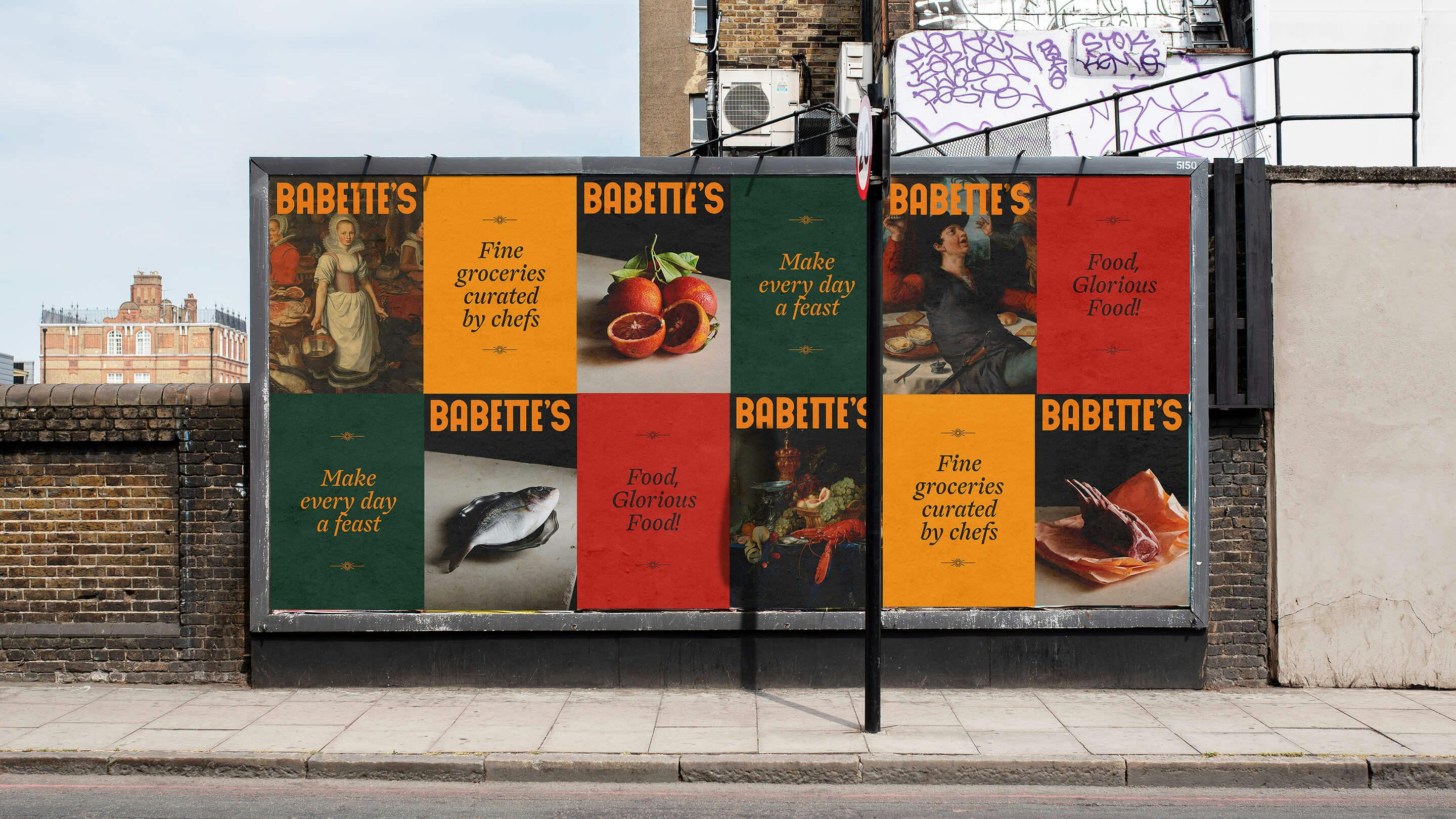 BABETTE'S ‣ Branding ‣ Food, Glorious Food!