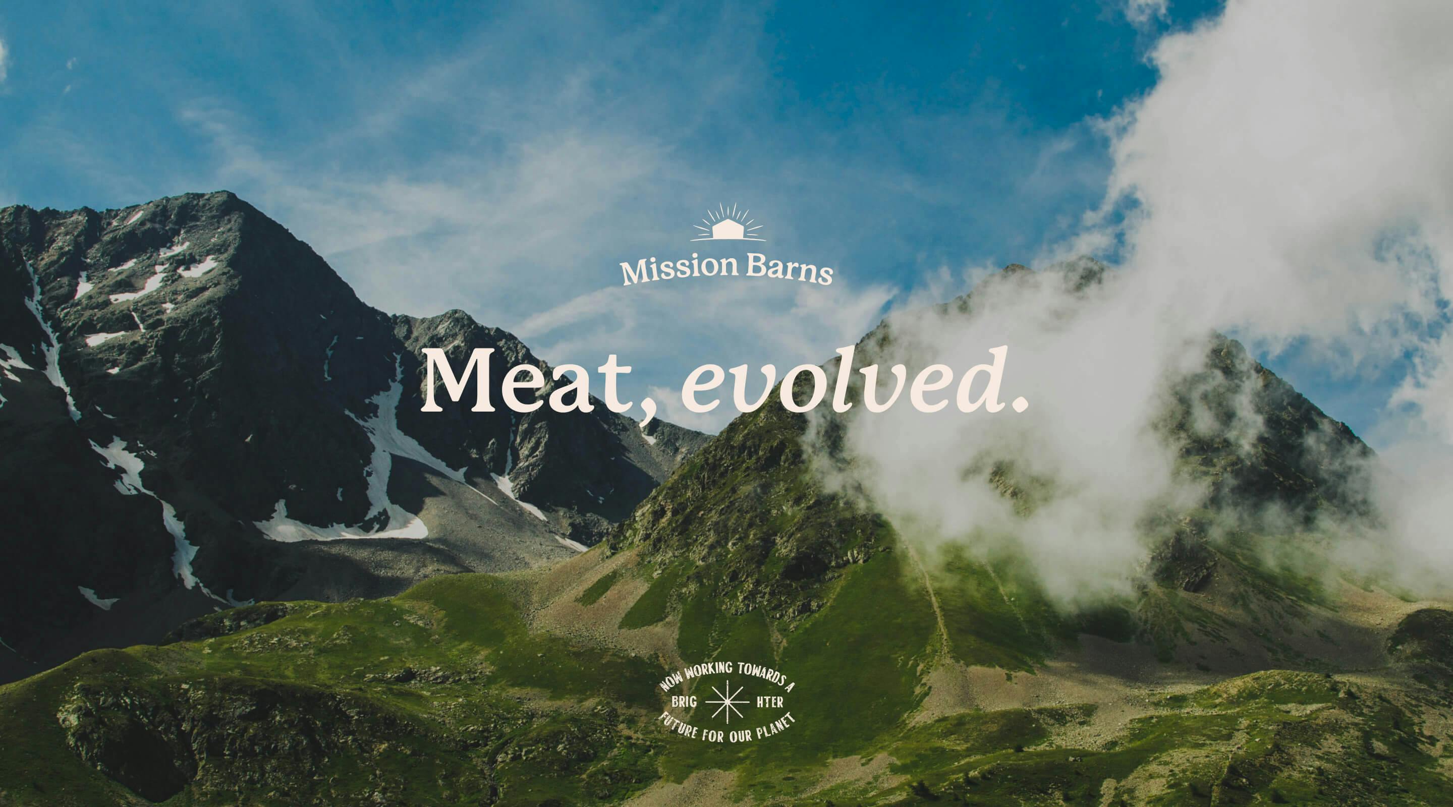 Mission Barns ‣ Cultivated Meat | Website and Branding | monopo london