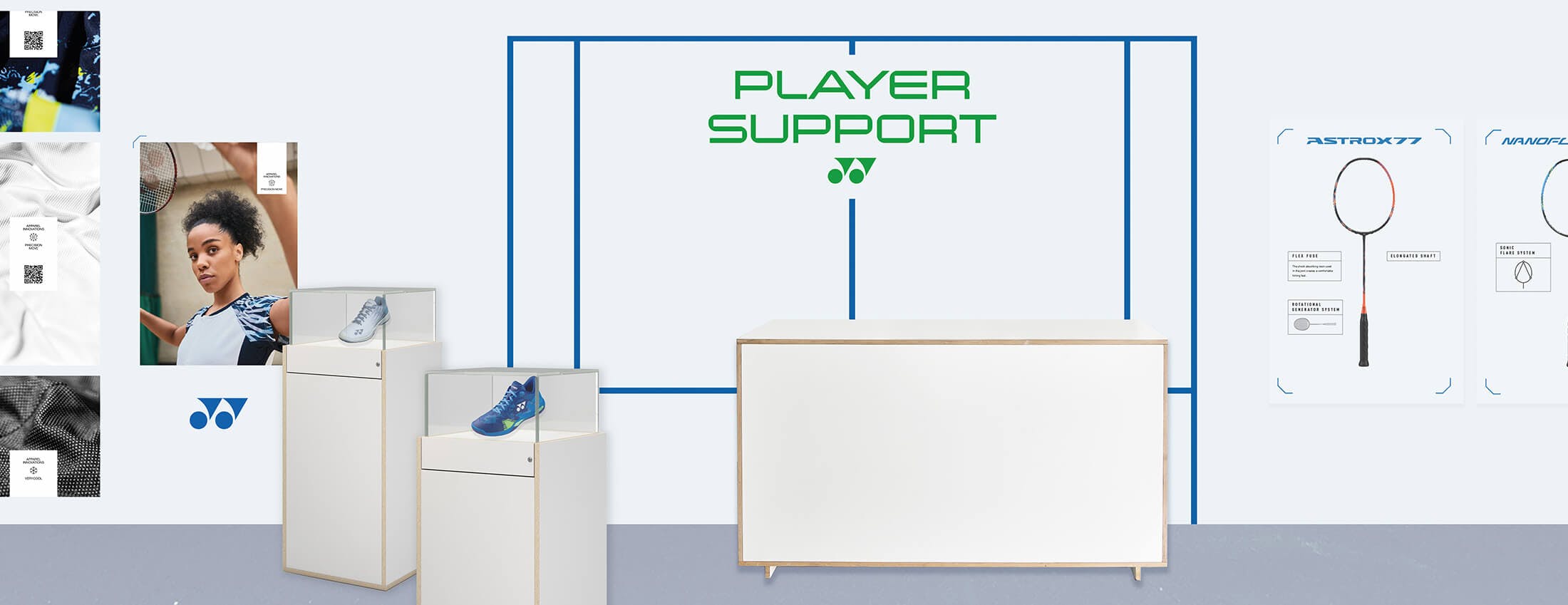 YONEX ATHLETE LOUNGE ‣ SPATIAL DESIGN | Work | monopo london