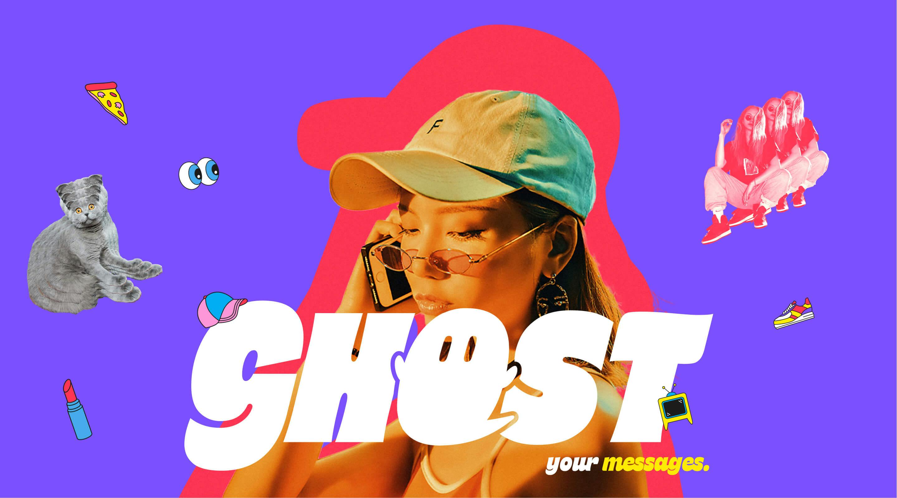 Ghost Messaging App ‣ Brand Universe | Website and Branding Ghost Messaging App ‣ Brand Universe | Website and Branding
