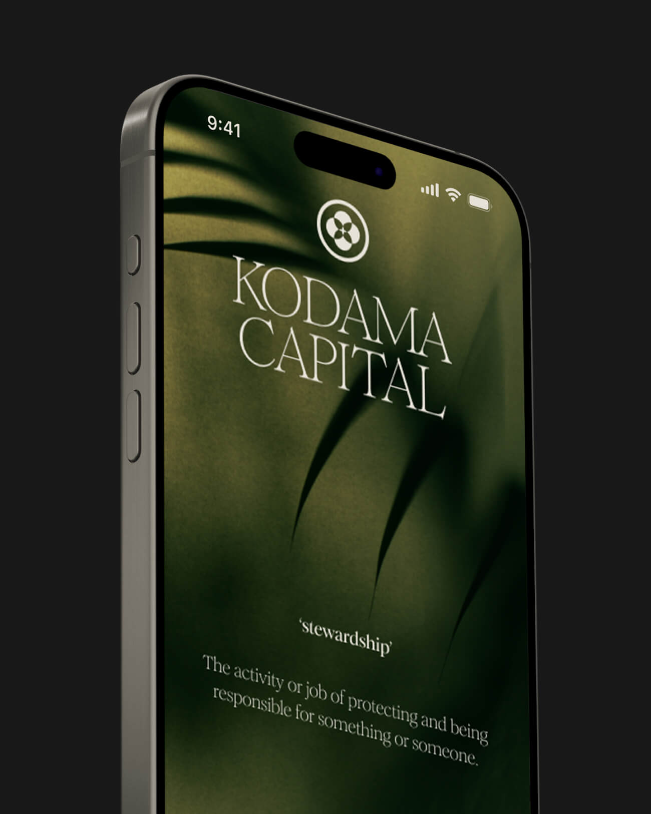 KODAMA CAPITAL ‣ BRANDING | Work | monopo london