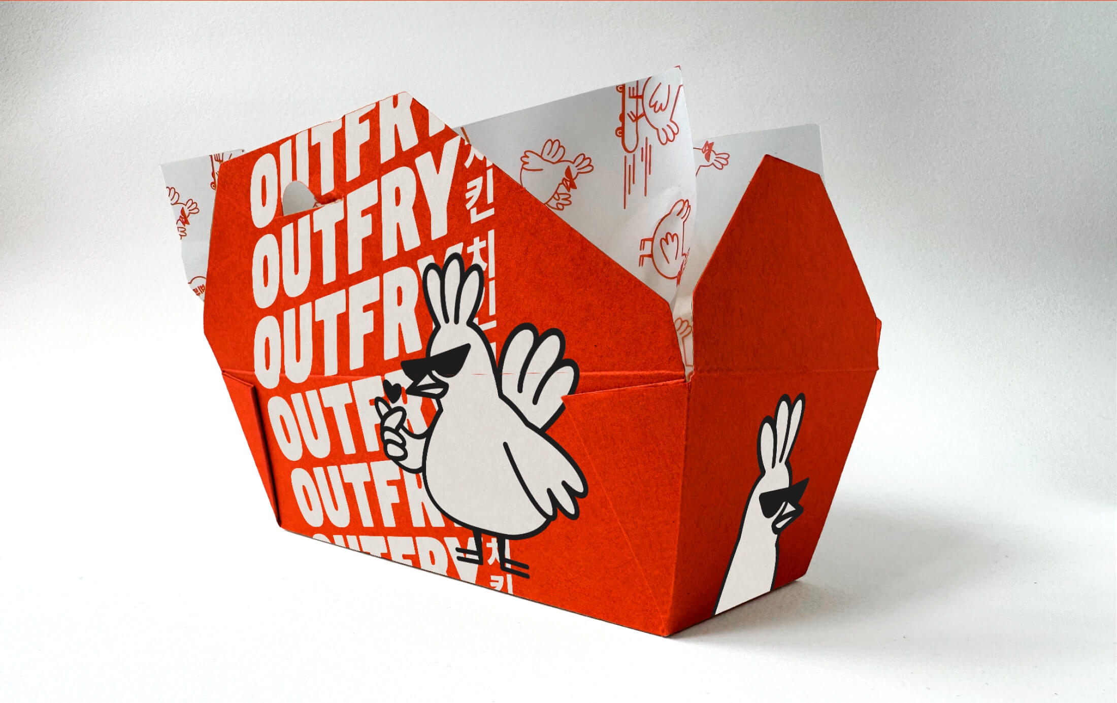 OUTFRY - KOREAN FRIED CHICKEN ‣ BRANDING | Work | monopo london