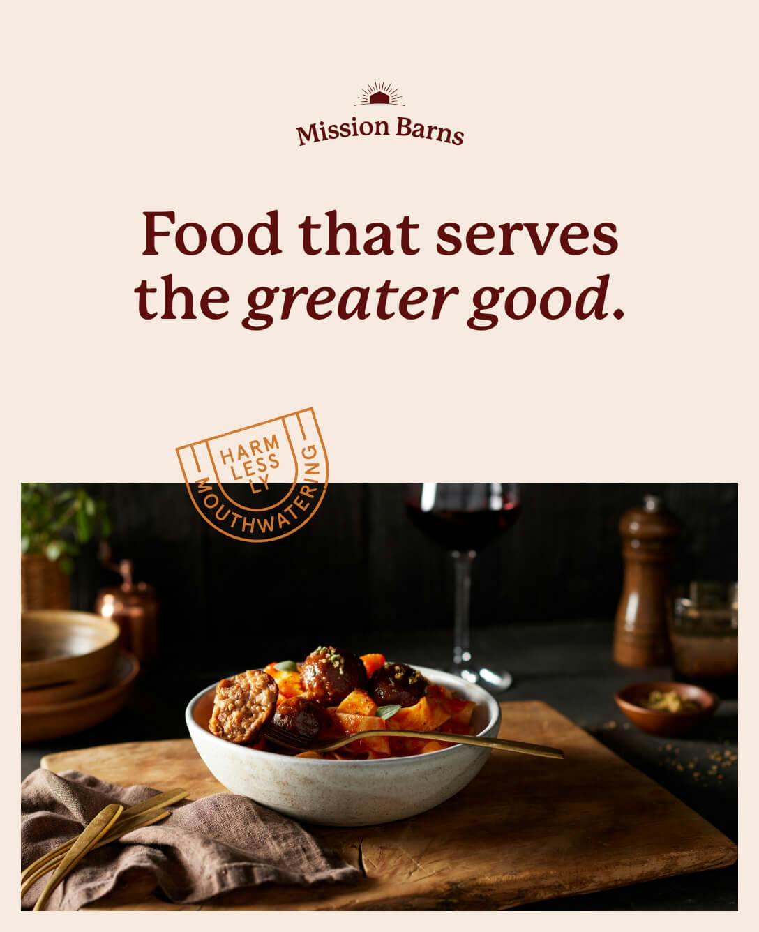 Mission Barns ‣ Cultivated Meat | Website and Branding | monopo london