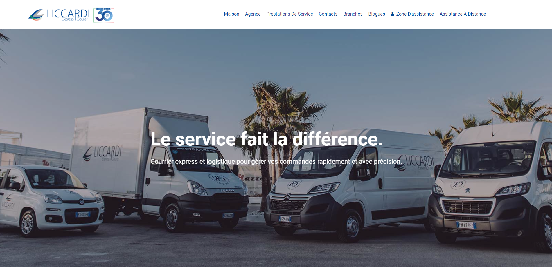 Liccardi es un servicio de paquetería para particulares.