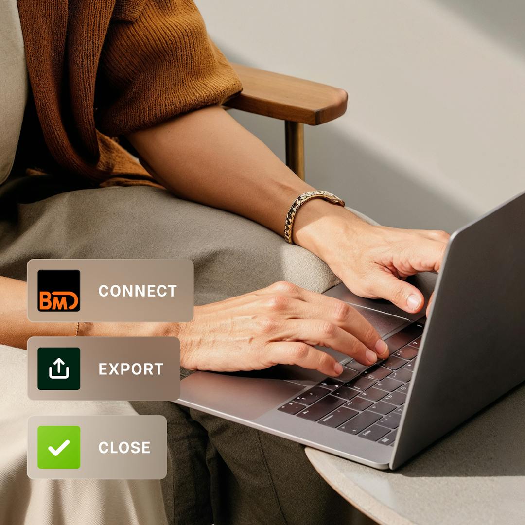 Moss + BMD | Export your spend data to BMD