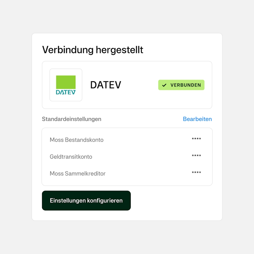 Moss + DATEV Integration | Ausgaben automatisch synchronisieren