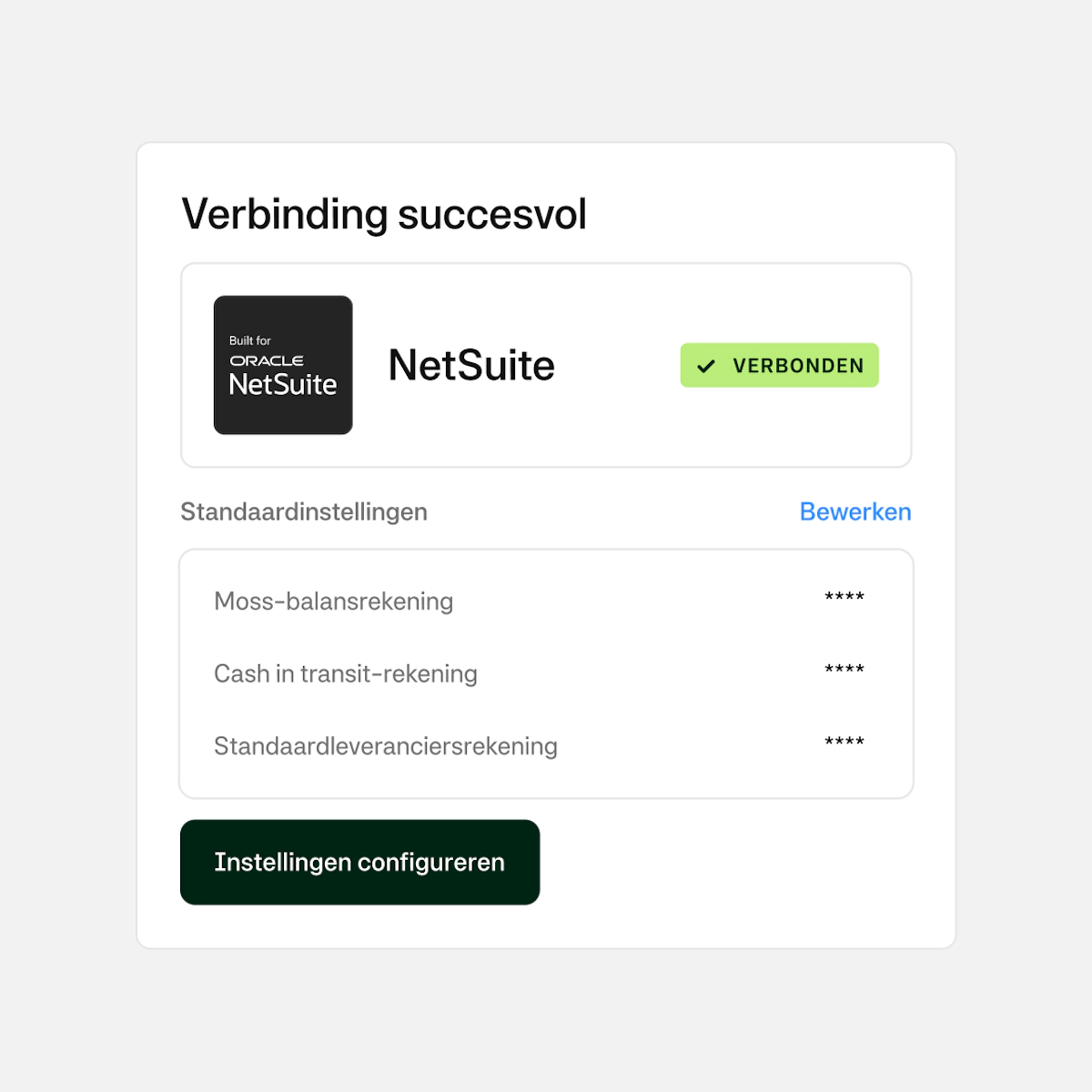 Moss + NetSuite-integratie | Automatische uitgavensync